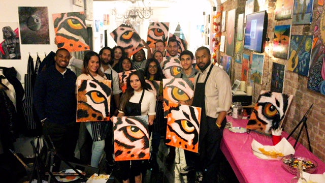 November 10: Lynette's Birthday Bash (Eye of the Tiger) – Art Therapy ...